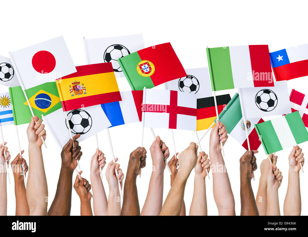 Soccer countries flags hi-res stock photography and images - Alamy