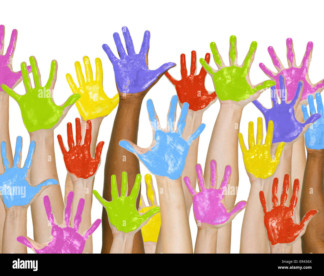 Hands human diversity colors hi-res stock photography and images - Alamy