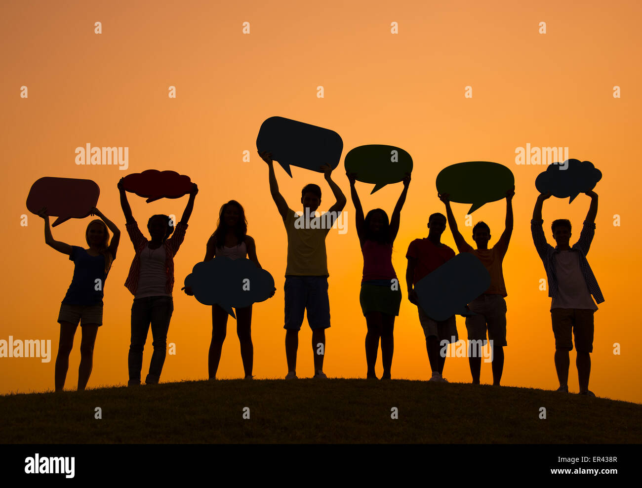 Communication talking hi-res stock photography and images - Alamy