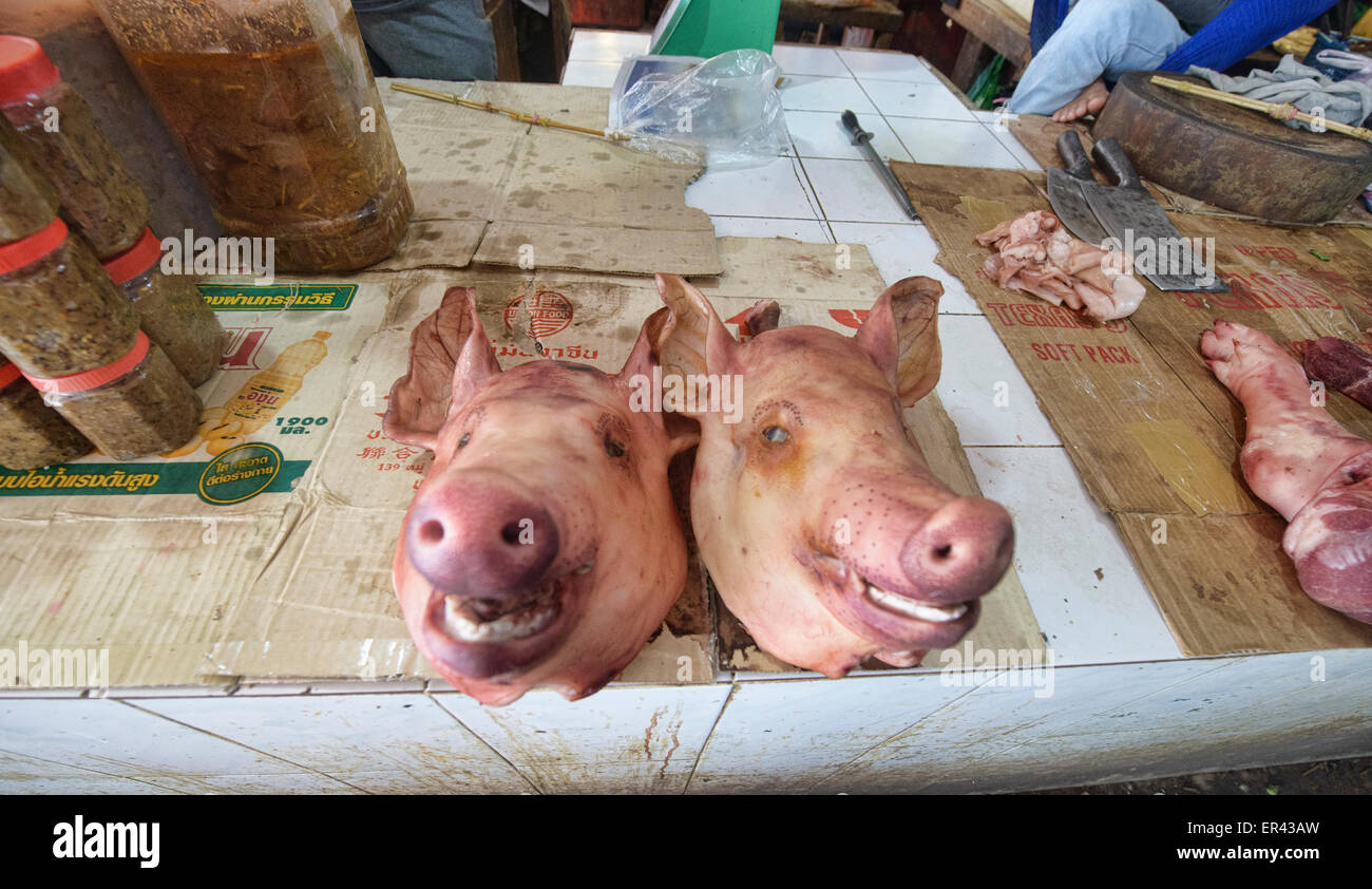Pigs heads hi-res stock photography and images - Alamy