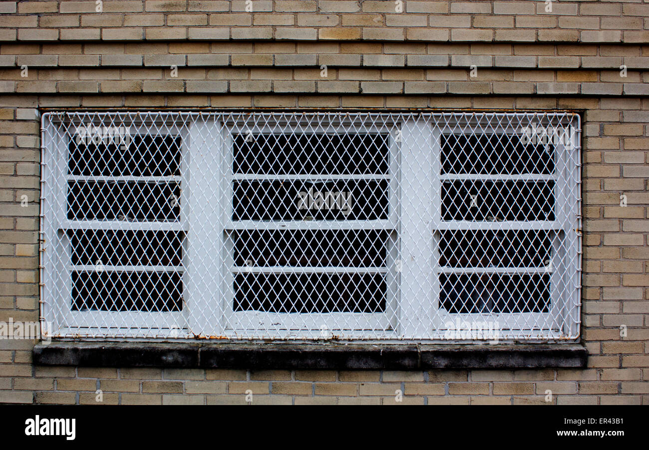 secure barred window Stock Photo - Alamy