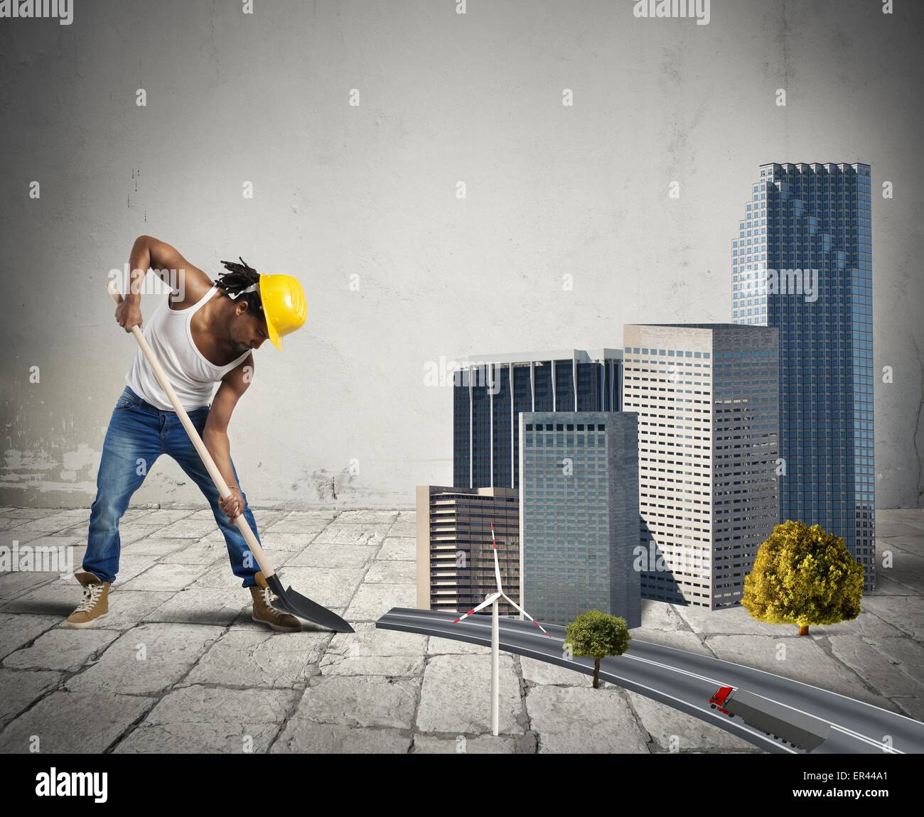 Town planning model people hi-res stock photography and images - Alamy