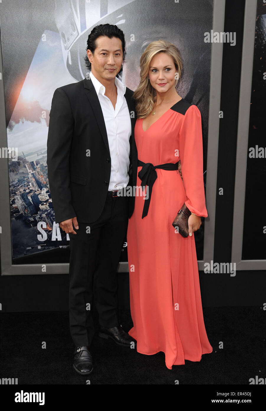 Los Angeles, California, USA. 26th May, 2015. Will Yun Lee, Jenn Lee ...