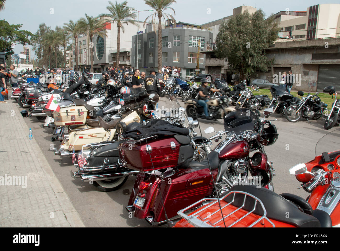 Harley Davidson Owner Group HOG Lebanon Stock Photo - Alamy