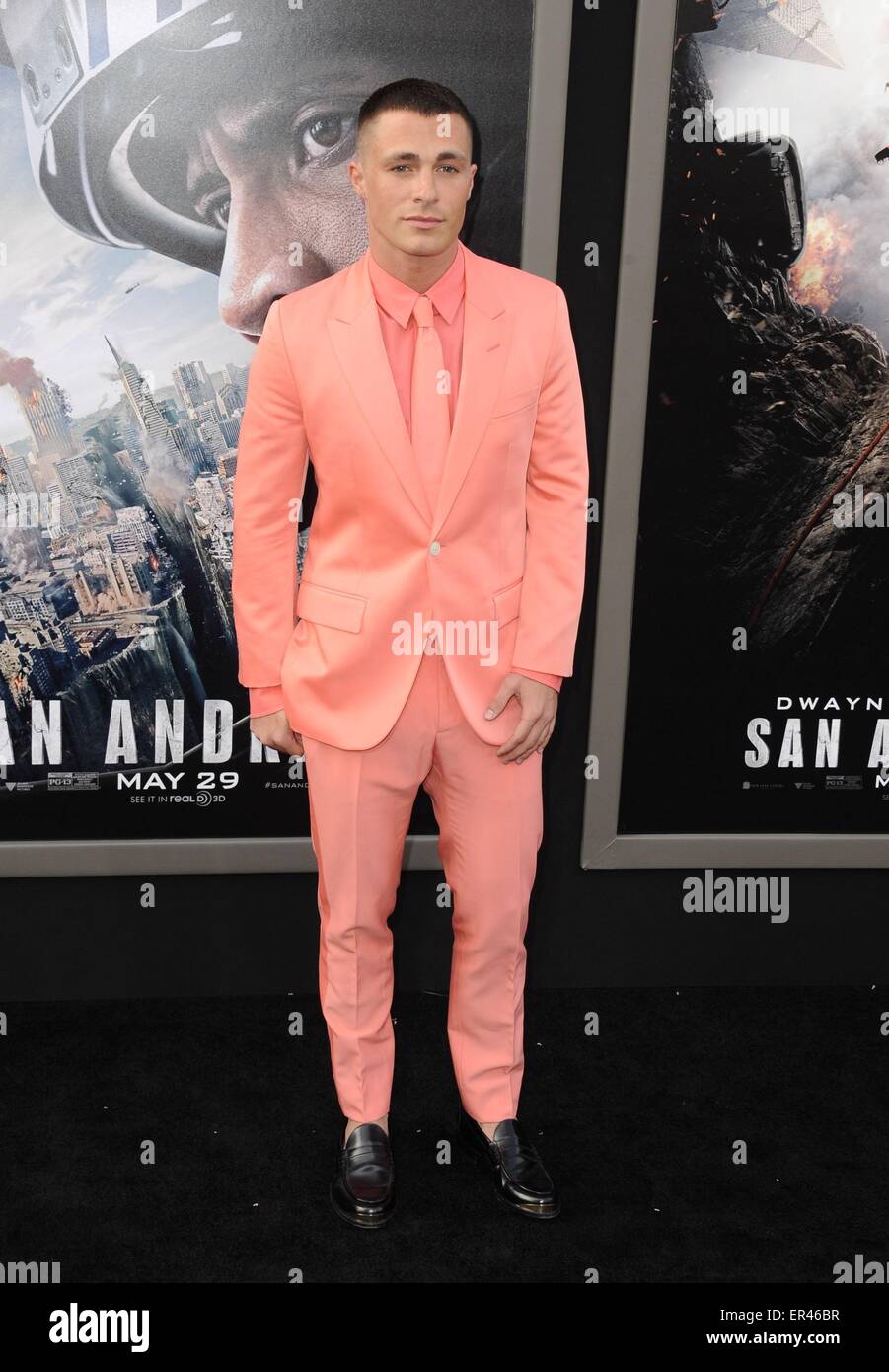 Los Angeles, CA, USA. 26th May, 2015. Colton Haynes at arrivals for SAN ...