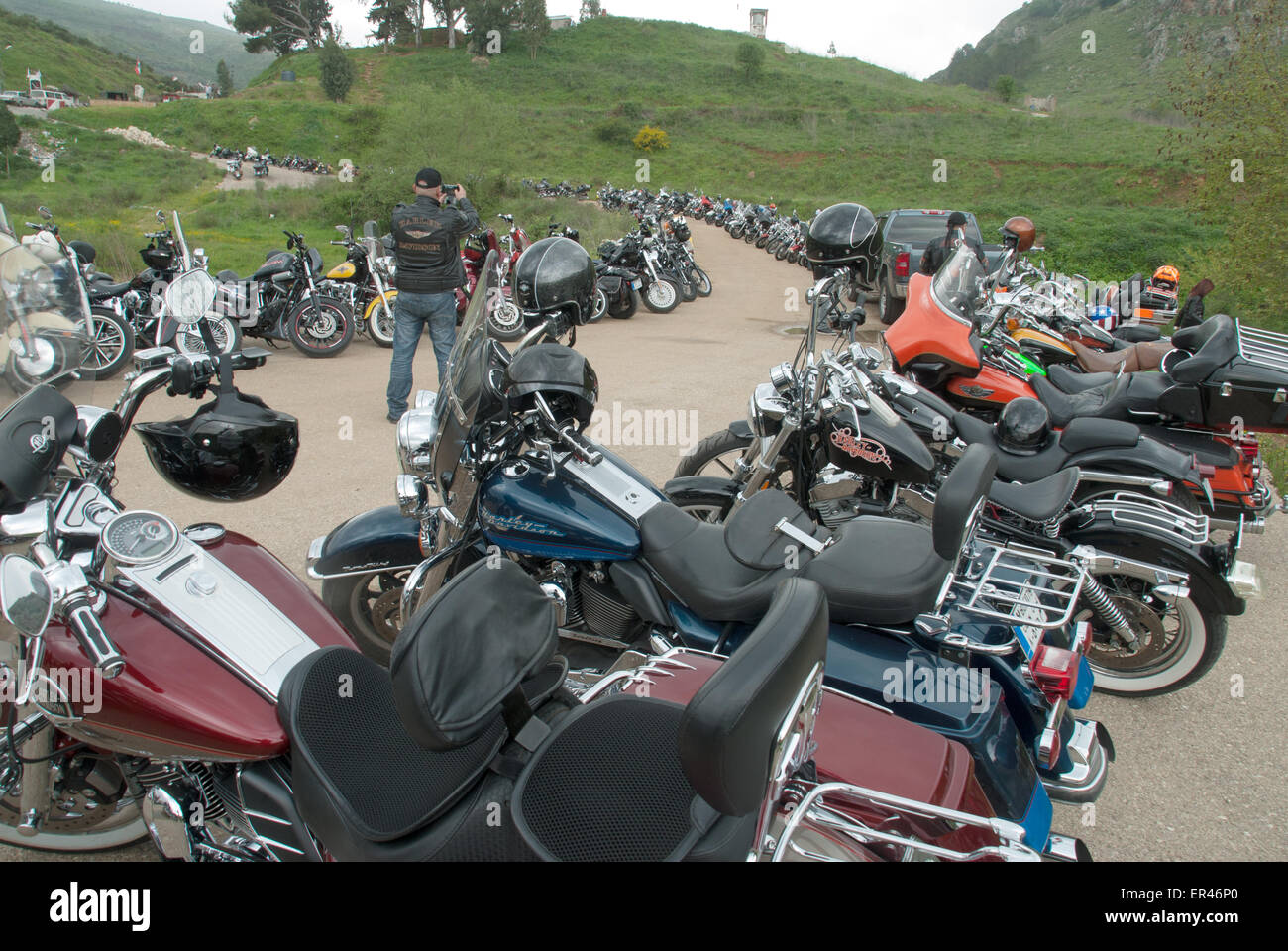 Harley Davidson Owner Group HOG Lebanon Stock Photo - Alamy