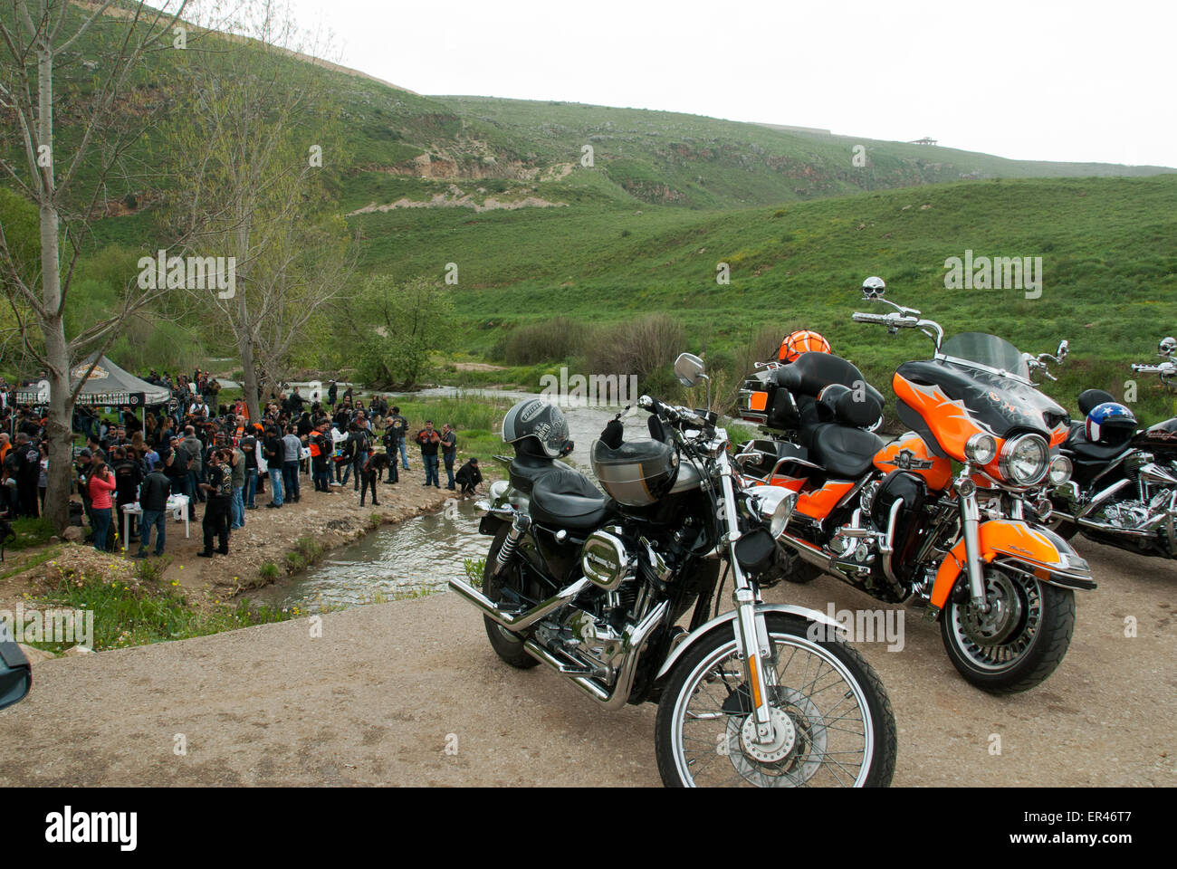 Harley Davidson Owner Group HOG Lebanon Stock Photo - Alamy