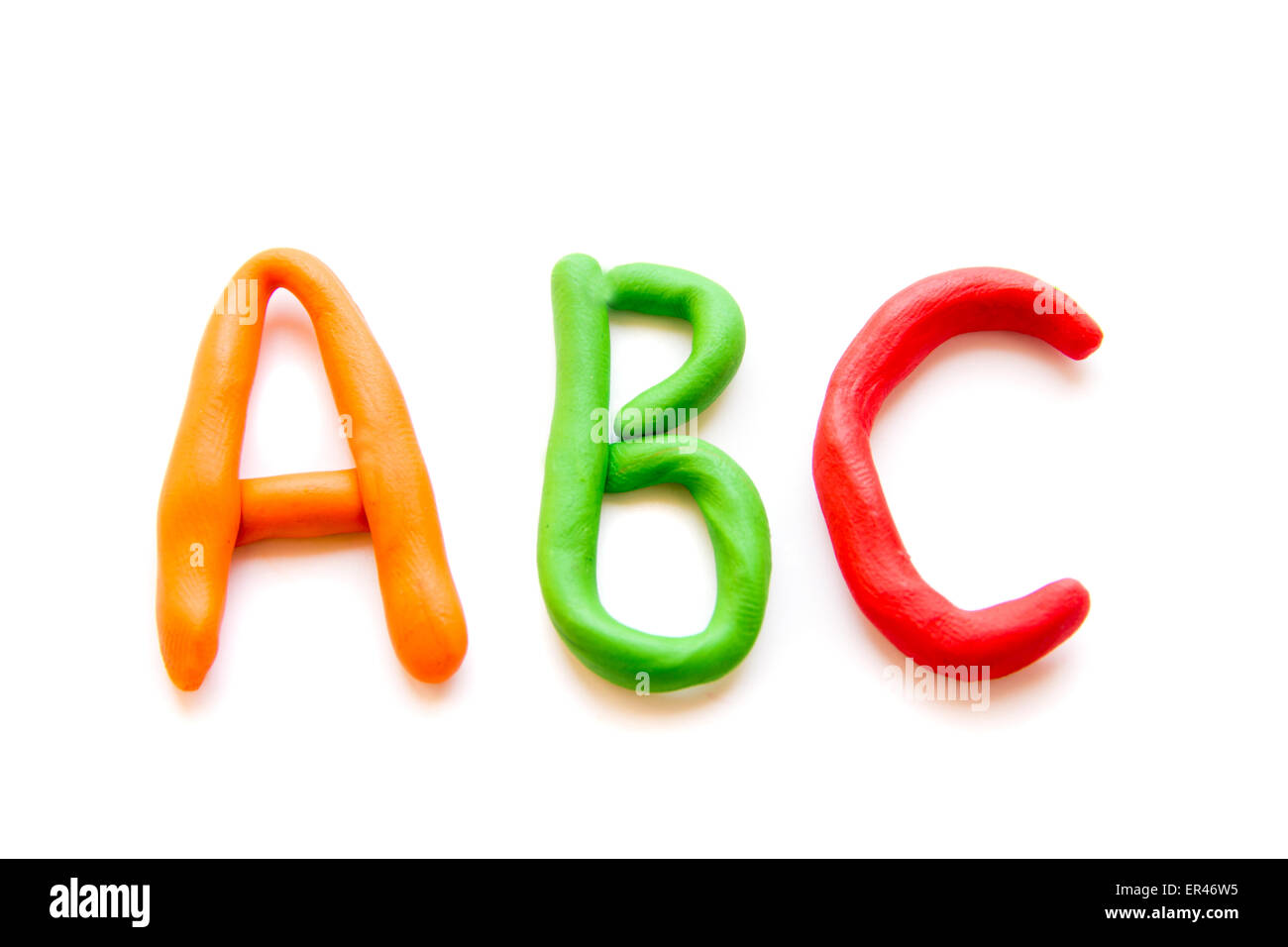 Plasticine alphabet hi-res stock photography and images - Alamy