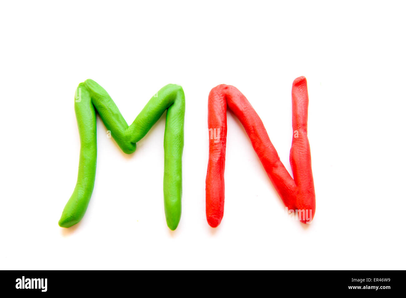 Plasticine alphabet hi-res stock photography and images - Alamy