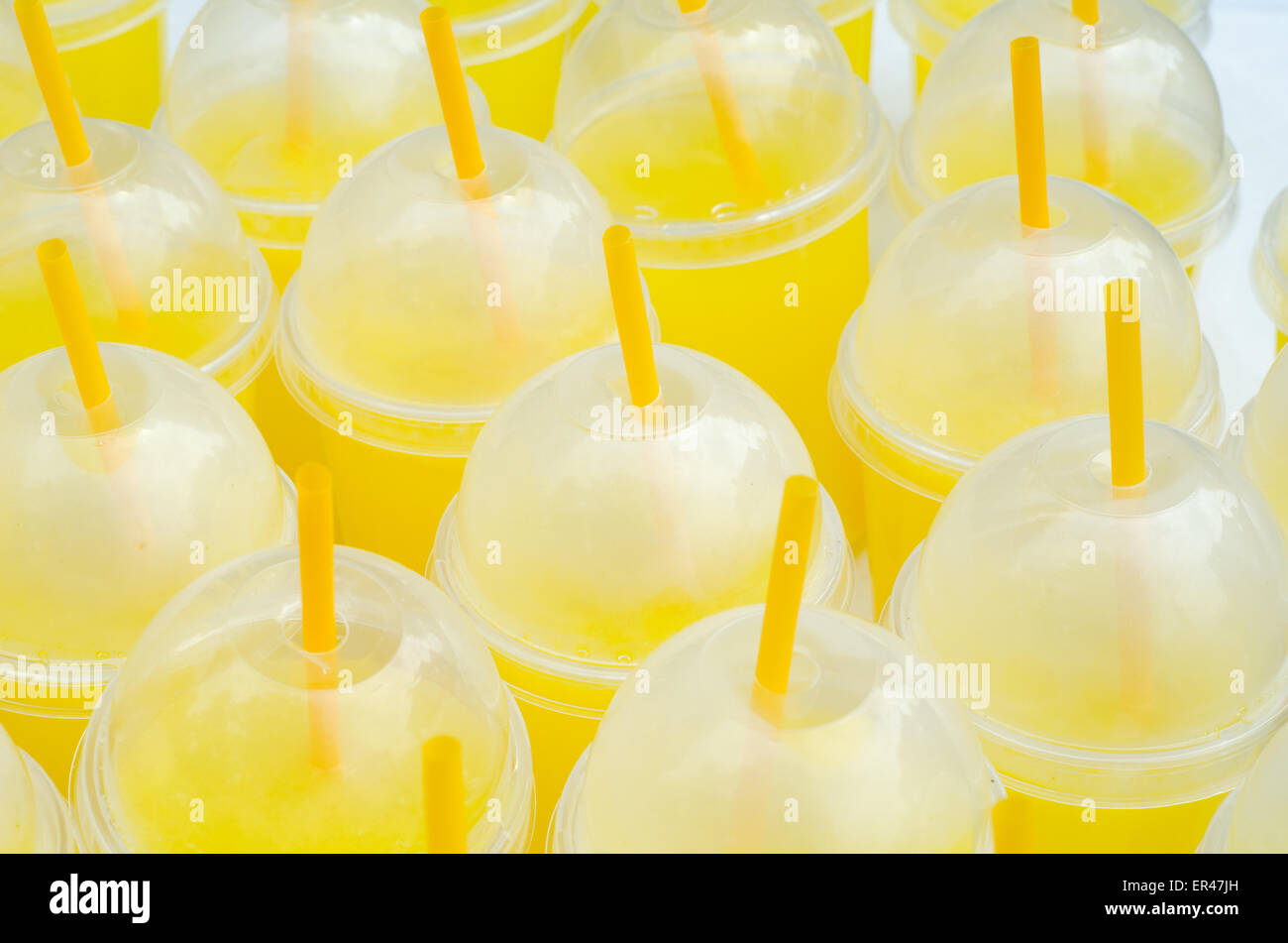 Plastic glass lemonade hi-res stock photography and images - Alamy