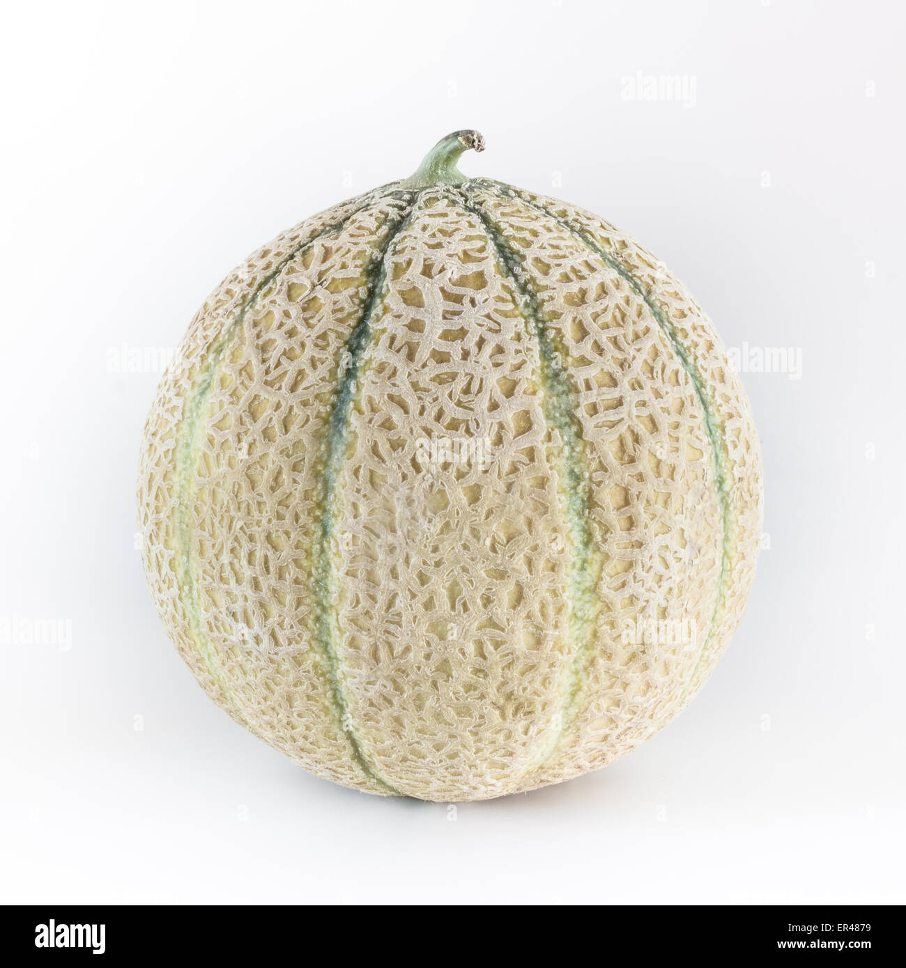 Whole light melon, isolated on white background Stock Photo - Alamy