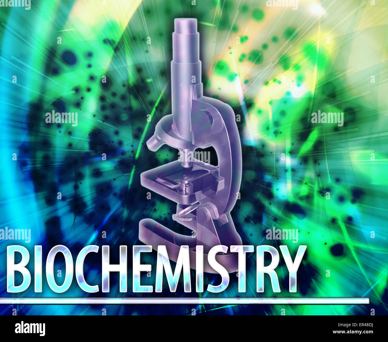 Abstract background digital collage concept illustration biochemistry ...