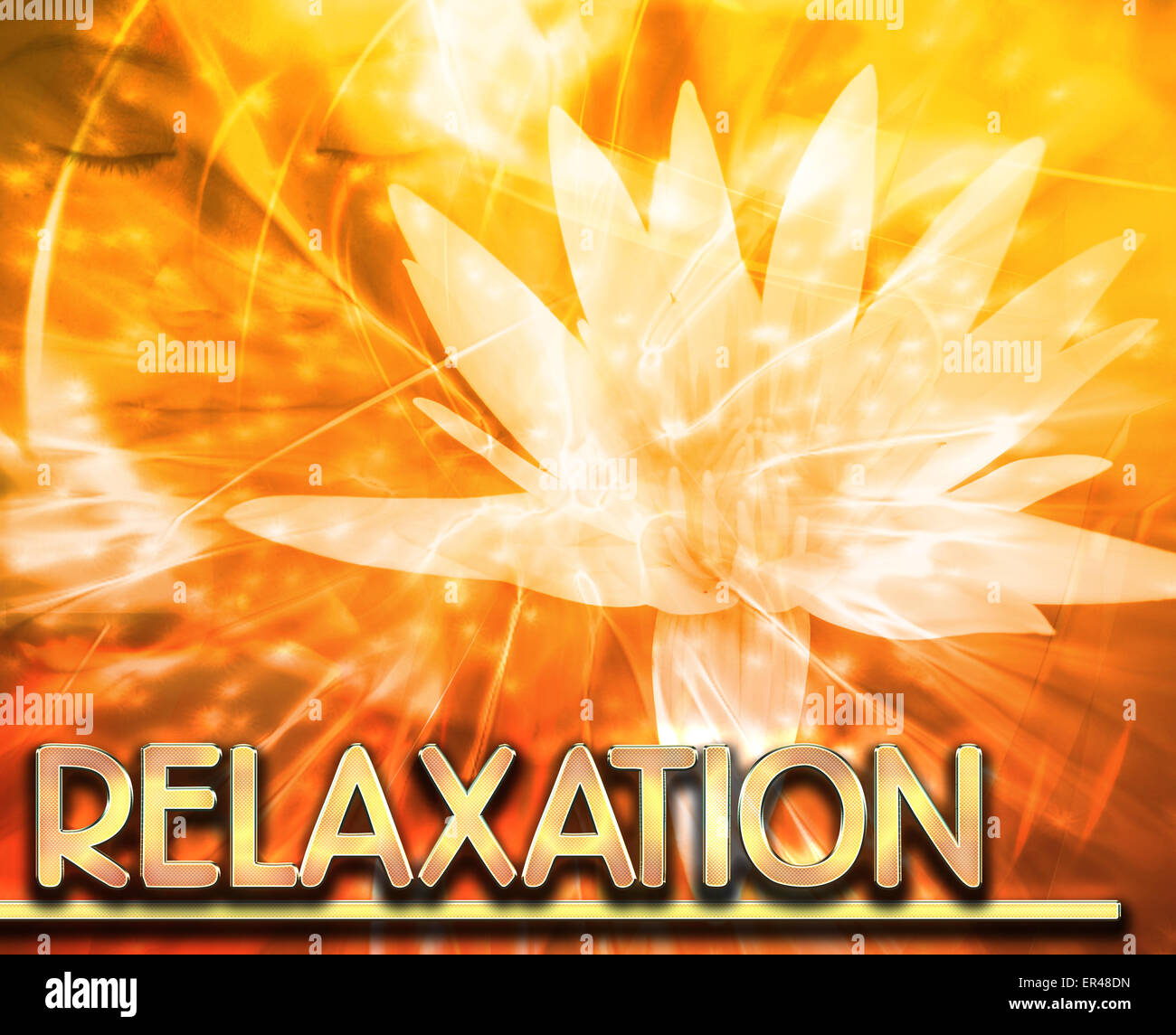 Abstract background digital collage concept illustration relaxation ...