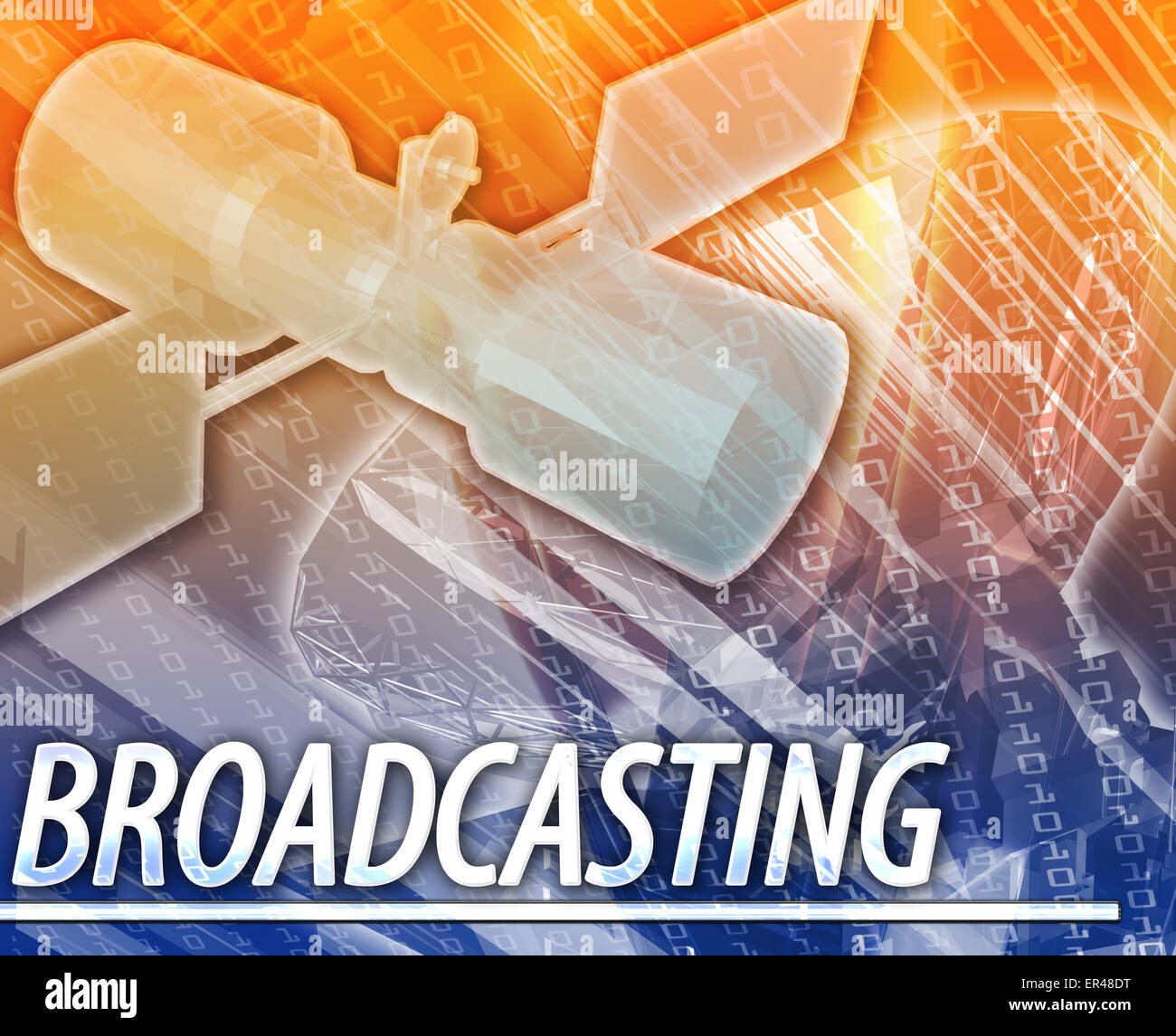 Abstract background digital collage concept illustration broadcasting ...