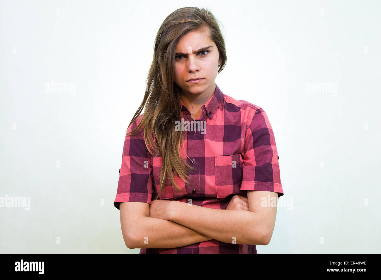 Angry teen girl hi-res stock photography and images - Alamy