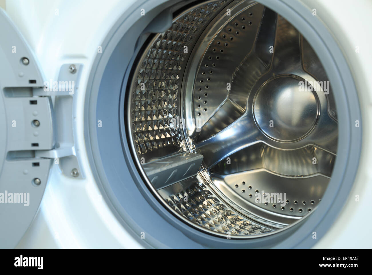Washing machine with an open door Stock Photo - Alamy
