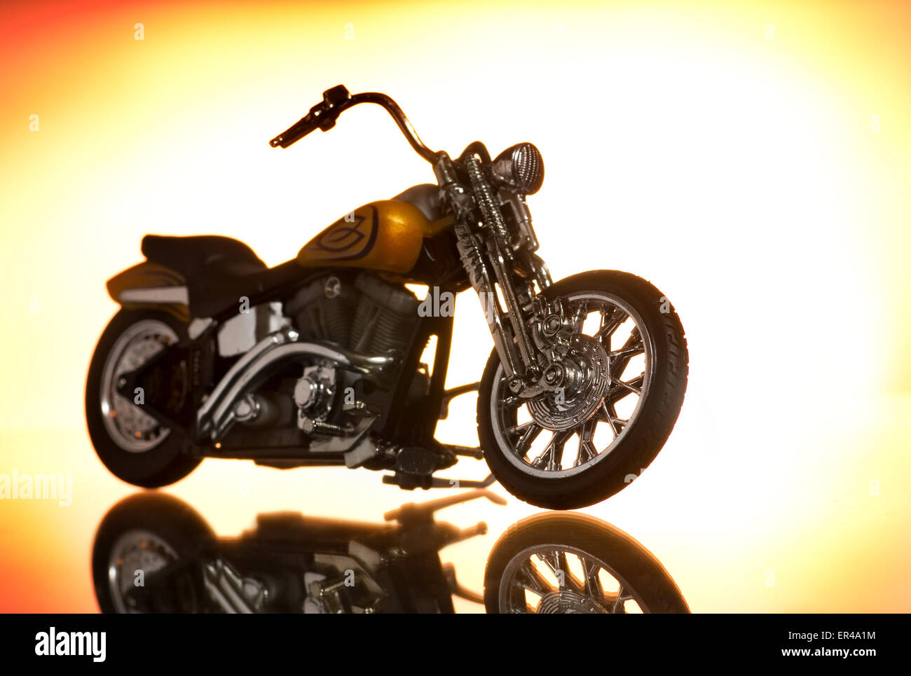 Motorcycle on abstract background Stock Photo - Alamy