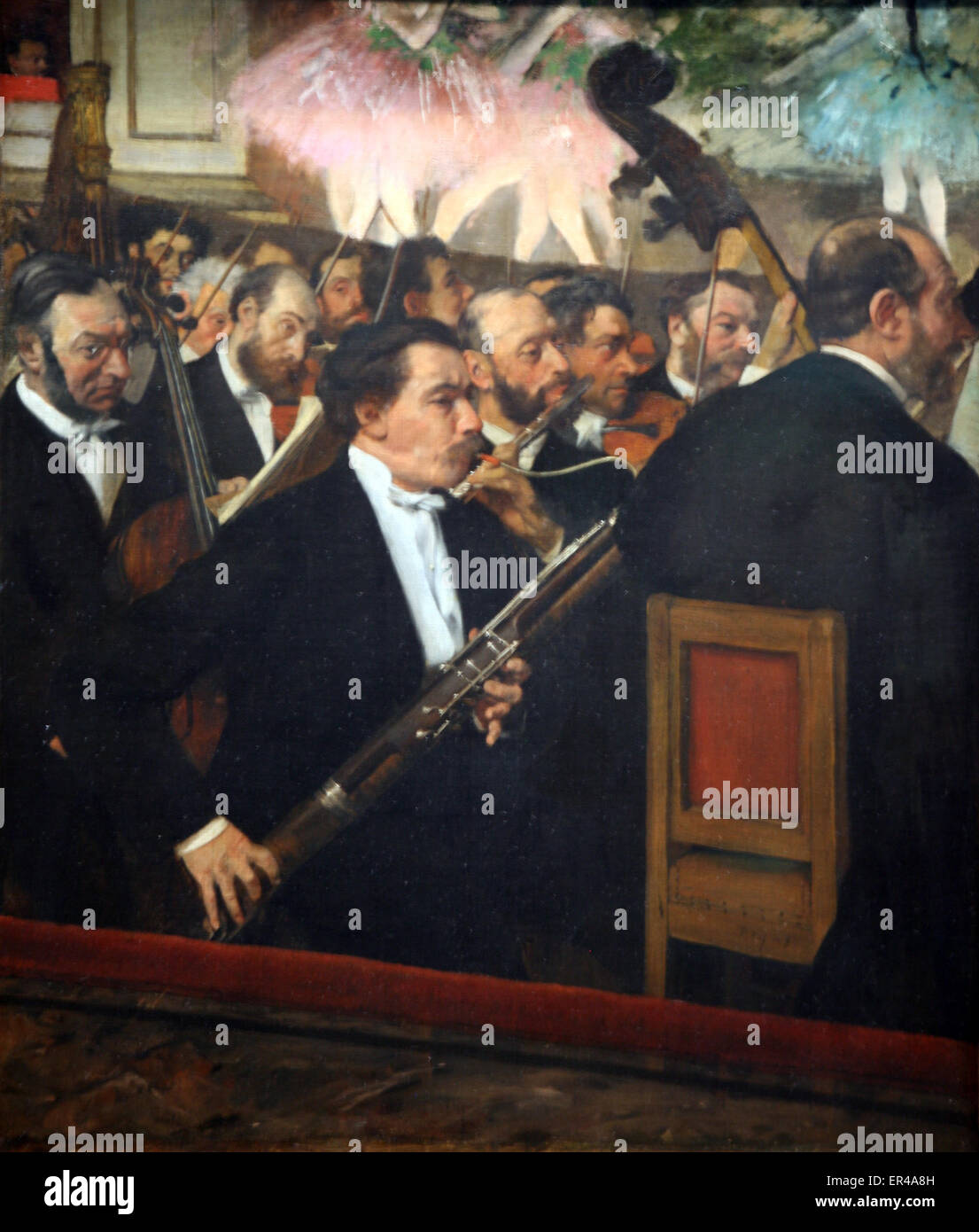 Edgar Degas L`Orchestre de l`opera around 1870 Stock Photo - Alamy