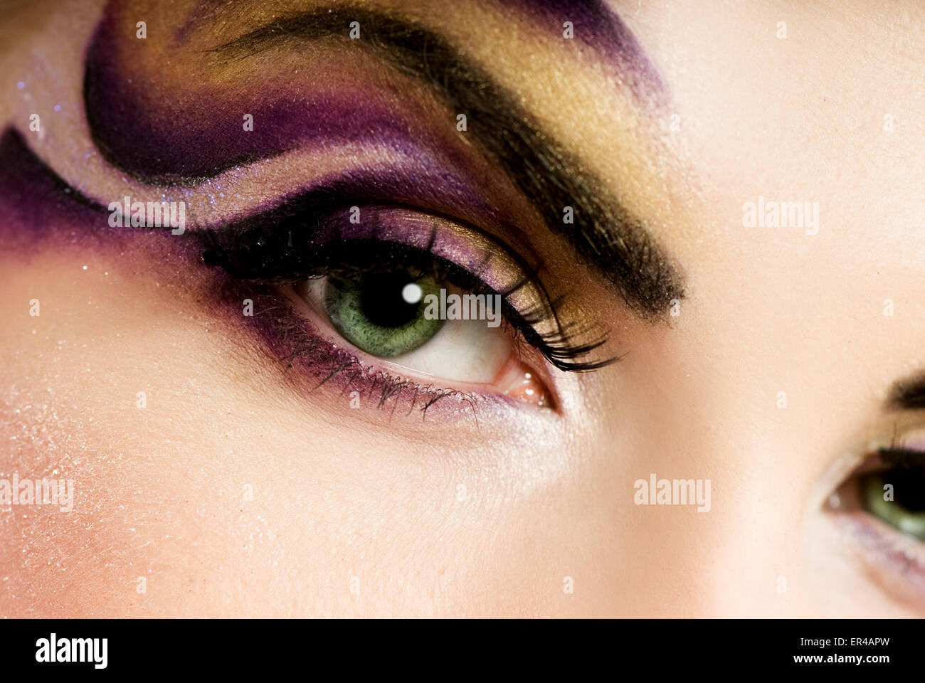Creative eye paint Stock Photo - Alamy