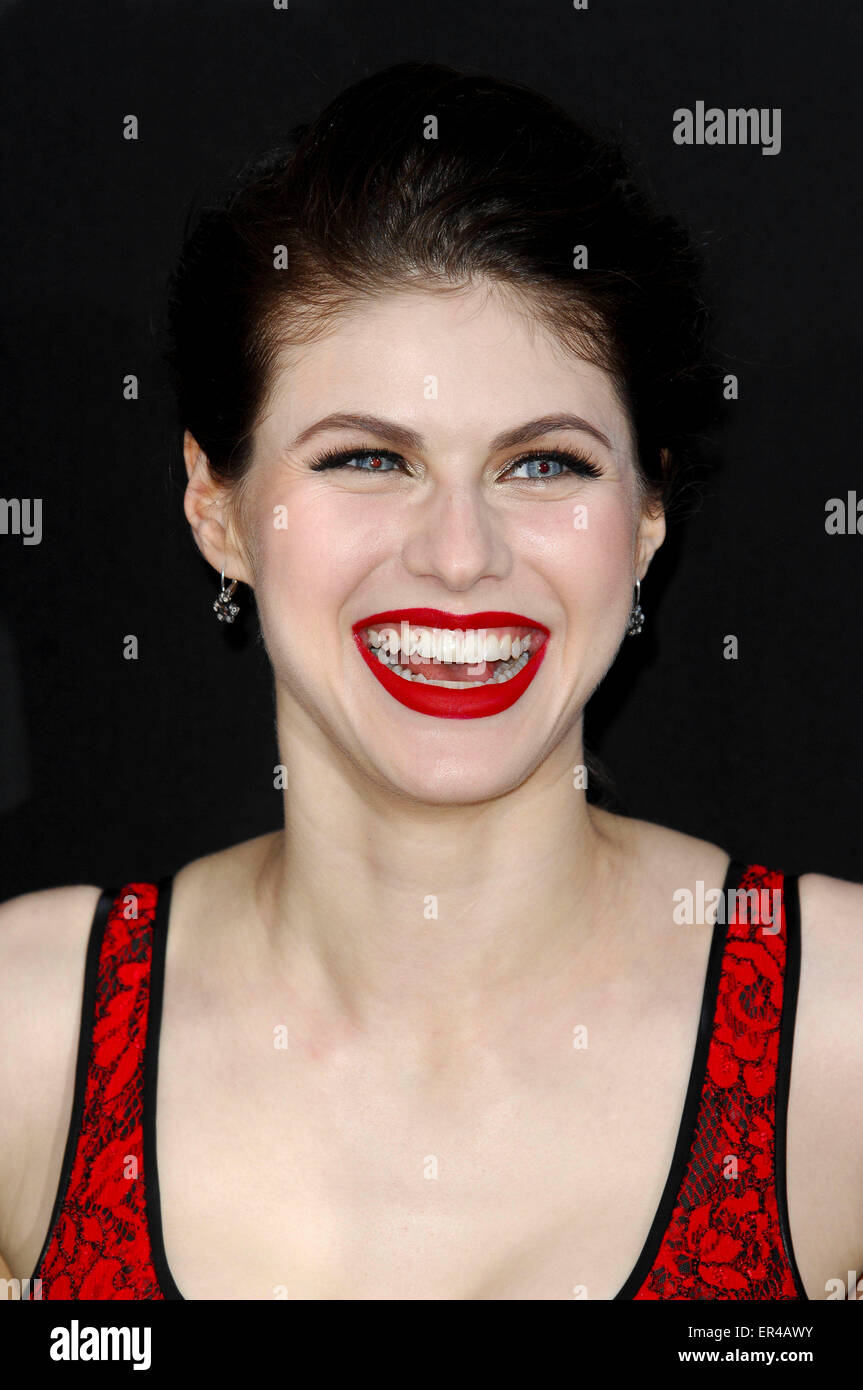 Los Angeles, California, USA. 26th May, 2015. Alexandra Daddario San ...