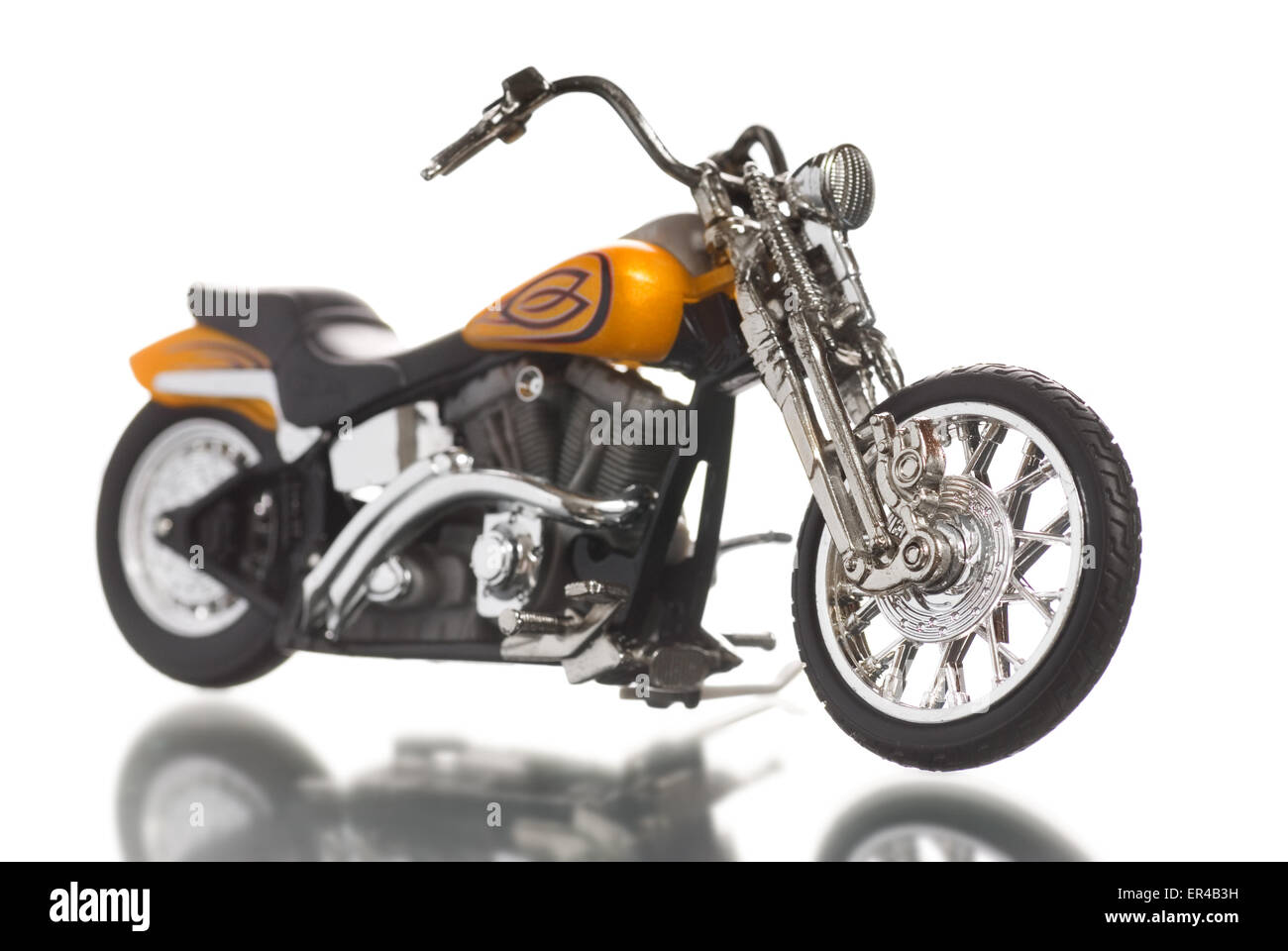 Motorcycle isolated on white background Stock Photo - Alamy