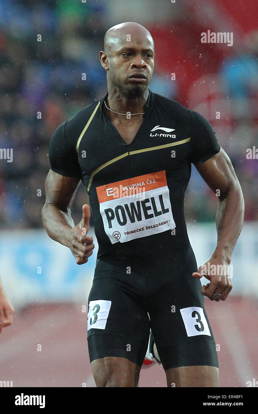 Ostrava, Czech Republic. 26th May, 2015. Jamaican sprinter Asafa Powell ...