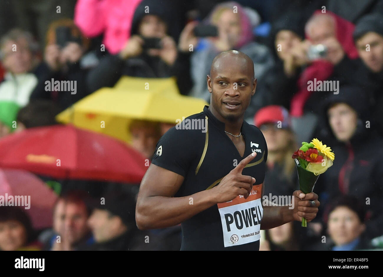 Ostrava, Czech Republic. 26th May, 2015. Jamaican sprinter Asafa Powell ...