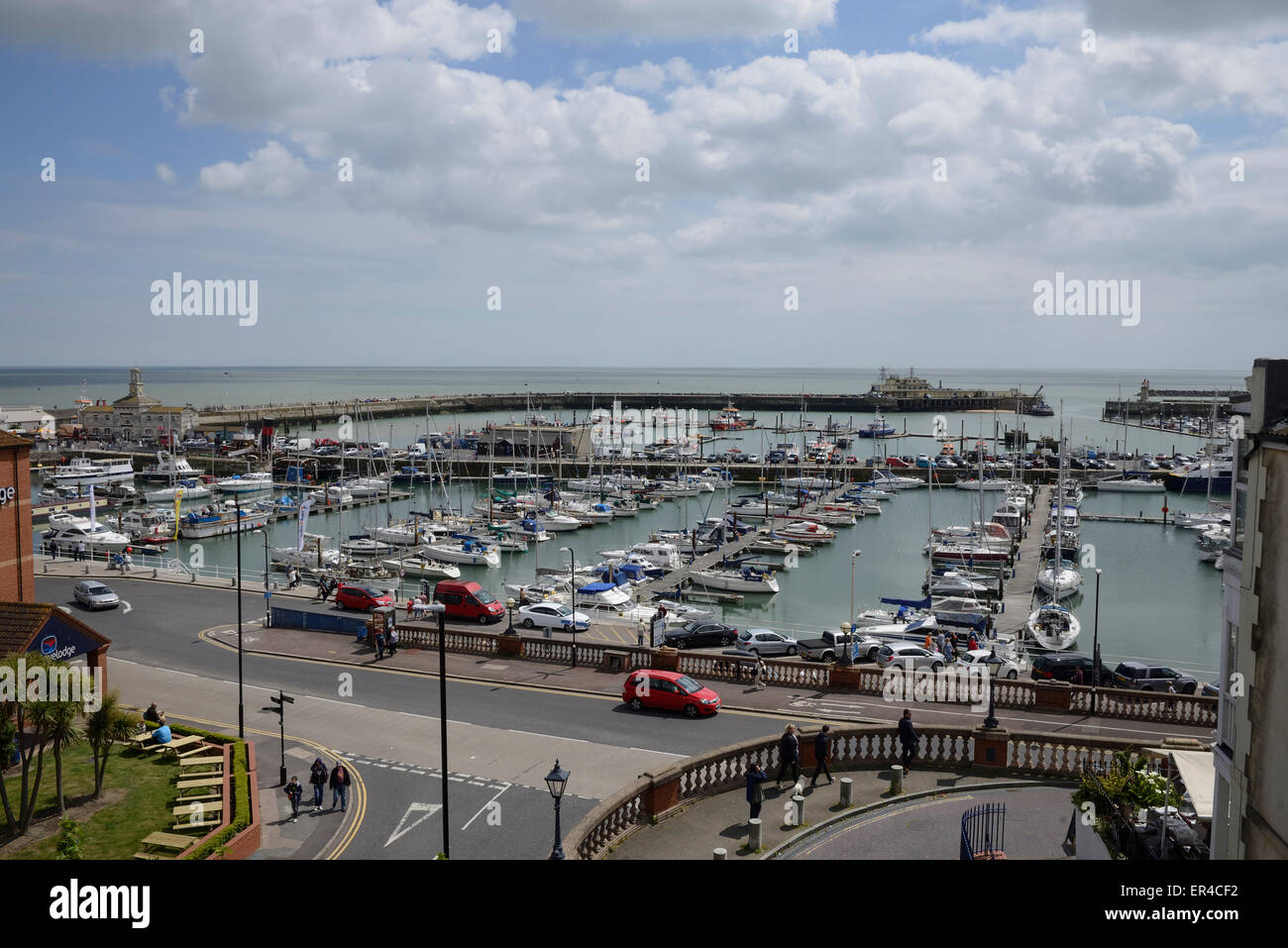 Ramsgate Marina Kent UK. Yachts moored in the Royal Harbour Marina ...