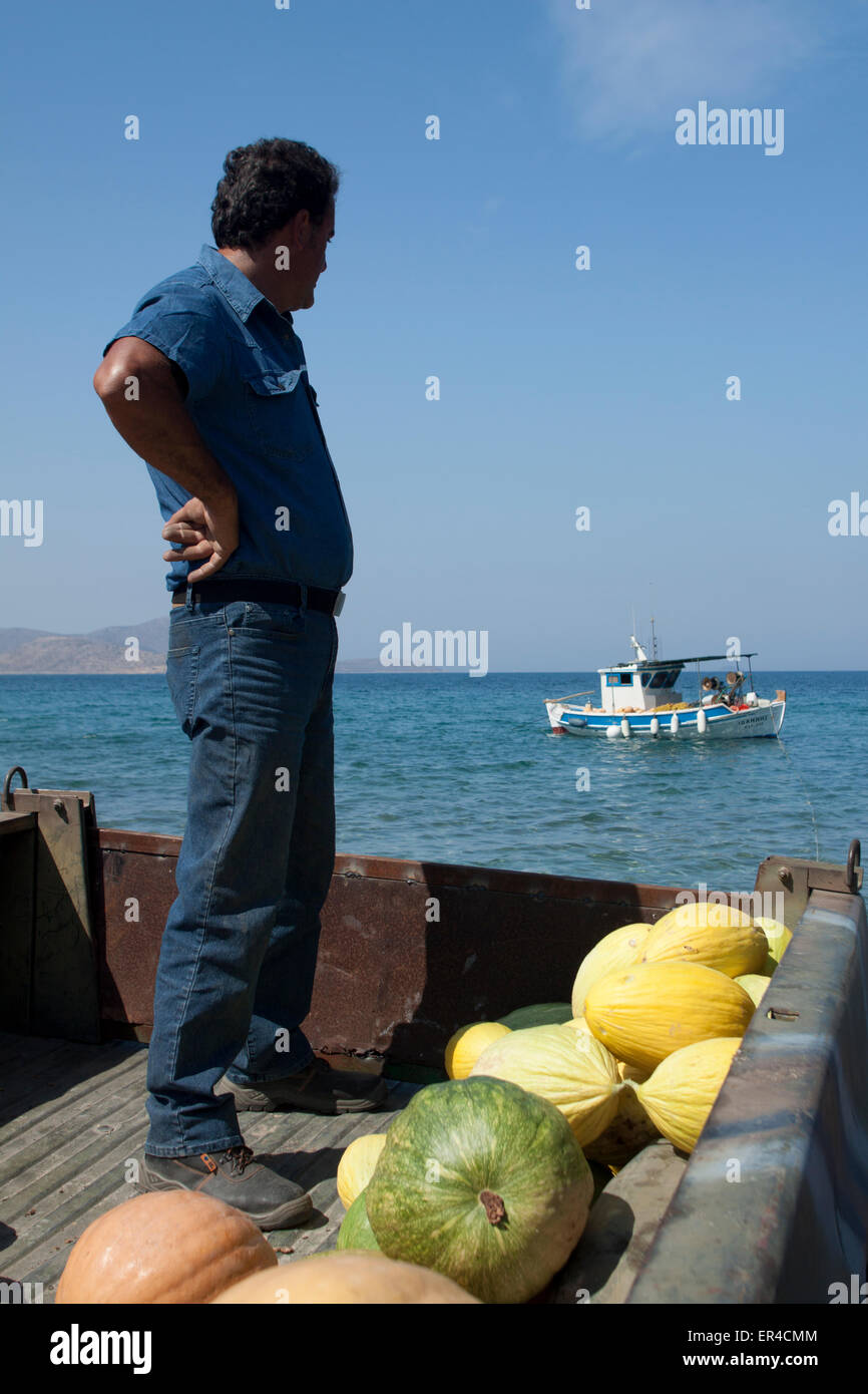 Waiting for the boat to arrive Stock Photo - Alamy
