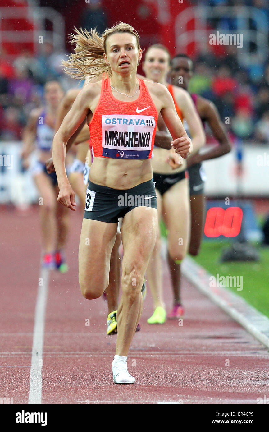 Ostrava, Czech Republic. 26th May, 2015. Ukraininan Anna Mishchenko ...