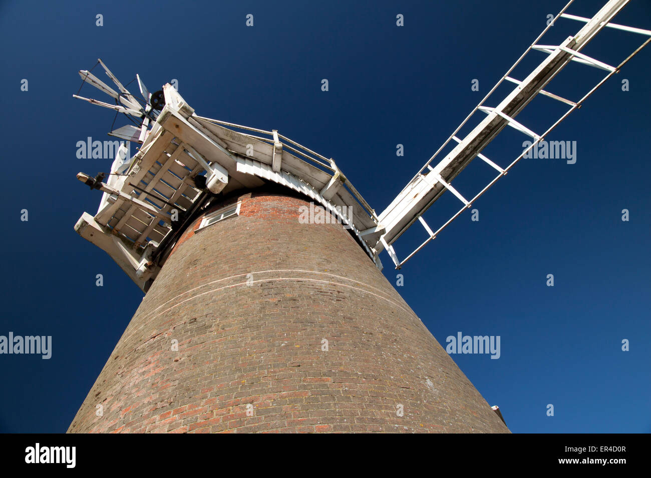 Windmill on the Suffolk Broads Stock Photo - Alamy