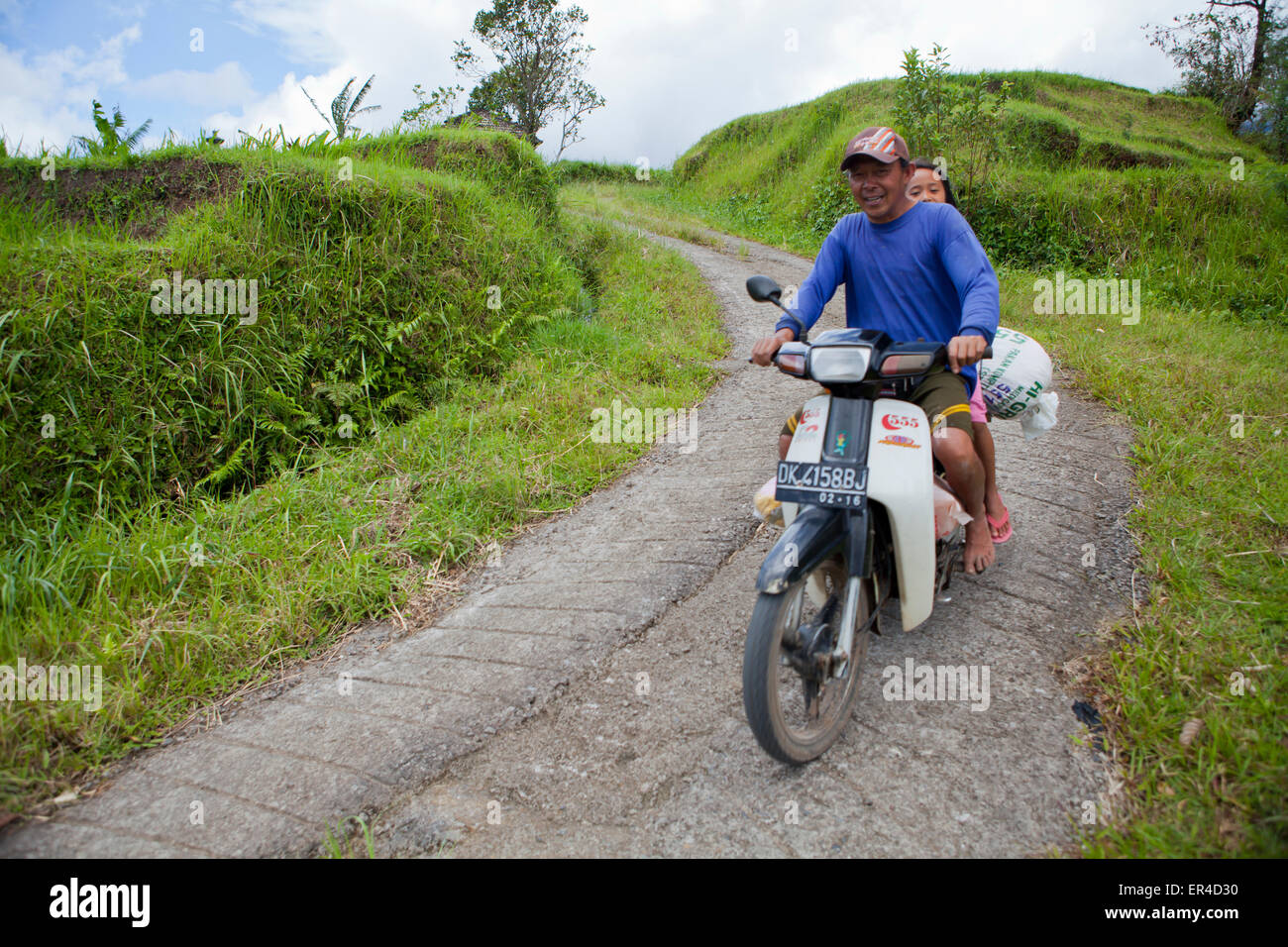 One of the most popular forms of transport on the Indonesian island of ...