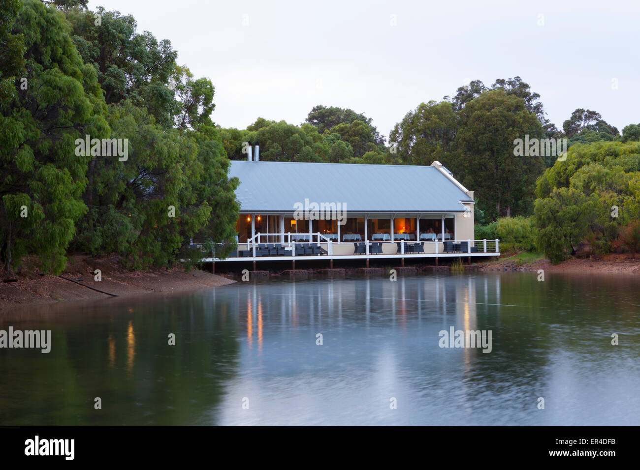 Resturant at Cape Lodge resort. Margaret River, Western Australia Stock ...