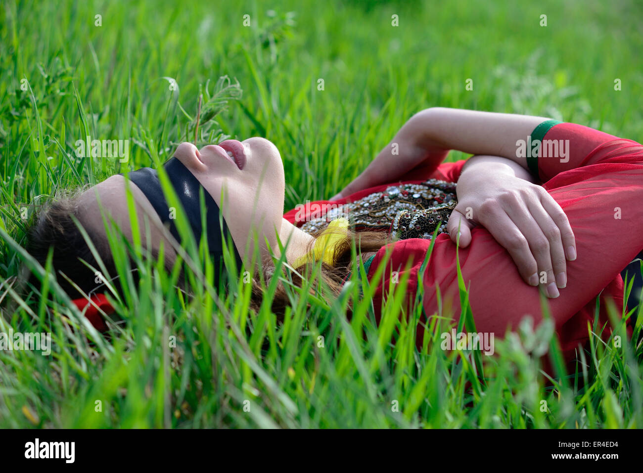 Blindfold hi-res stock photography and images - Alamy