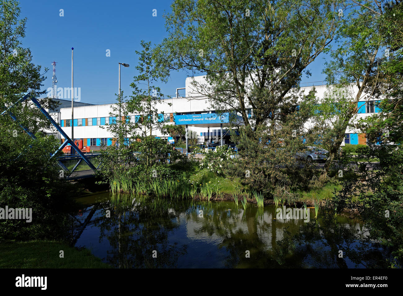 Colchester General Hospital frontage. An NHS hospital run by Colchester ...