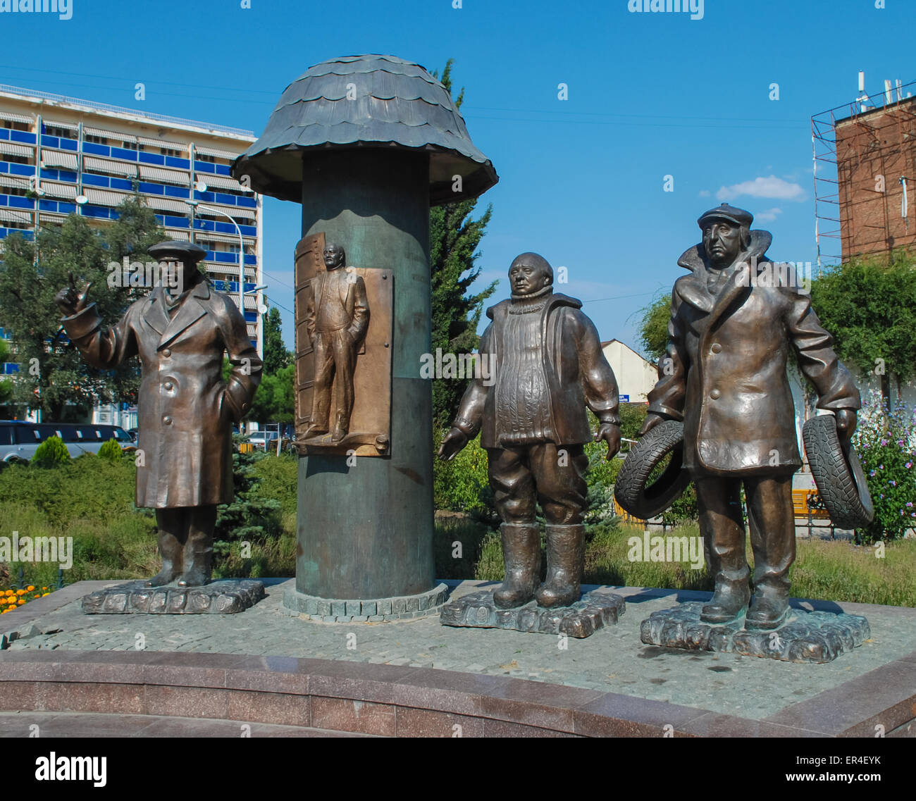 Georgia, Tbilisi. Monumet of Georgij Danelia Stock Photo - Alamy