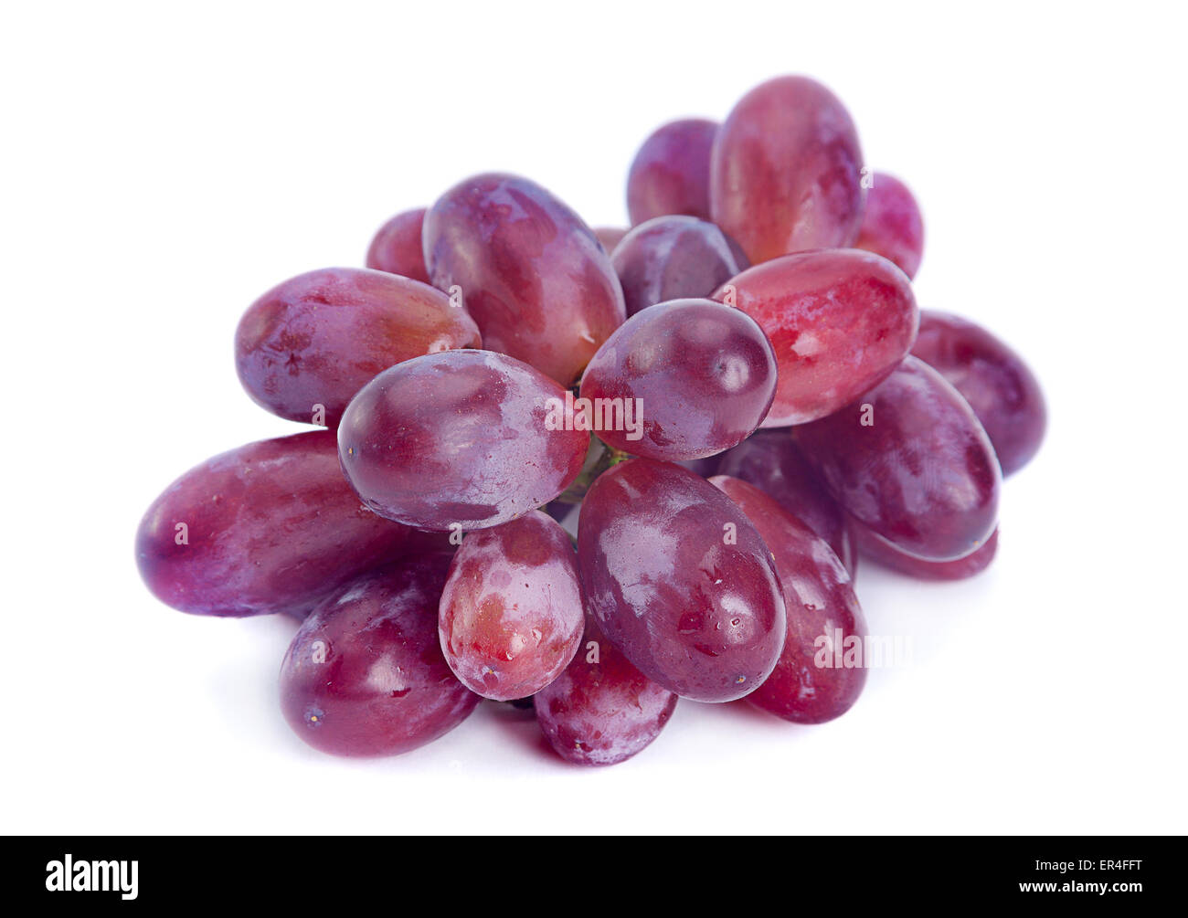 Violet grape fruit isolated on white Stock Photo - Alamy