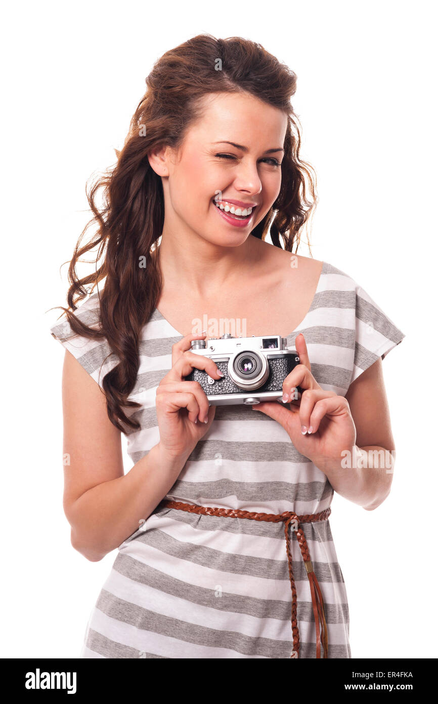 Playful model hi-res stock photography and images - Alamy