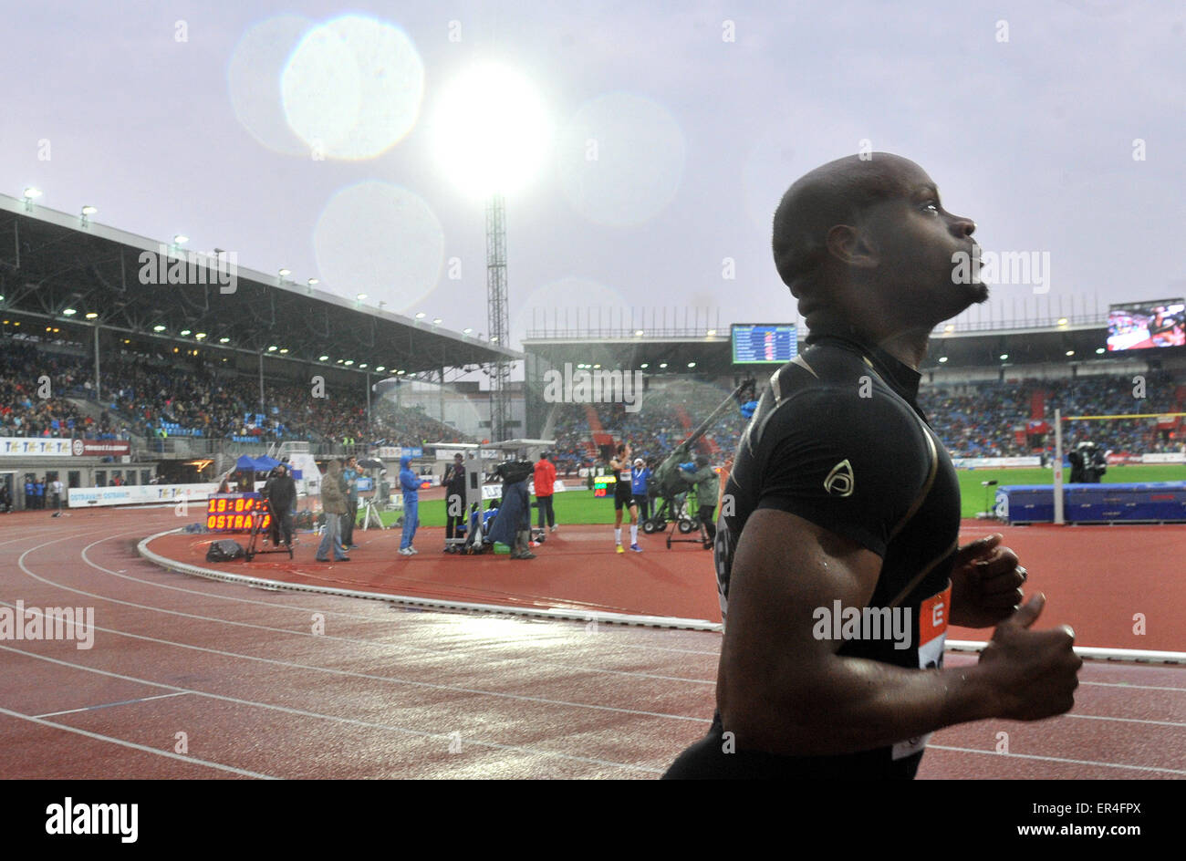Ostrava, Czech Republic. 26th May, 2015. Jamaican sprinter Asafa Powell ...