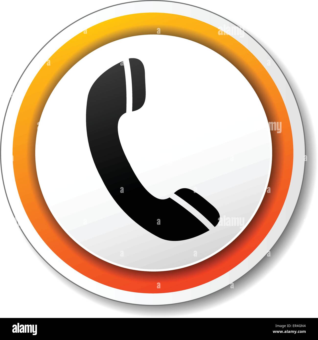 Phone icon vector vectors hi-res stock photography and images - Alamy