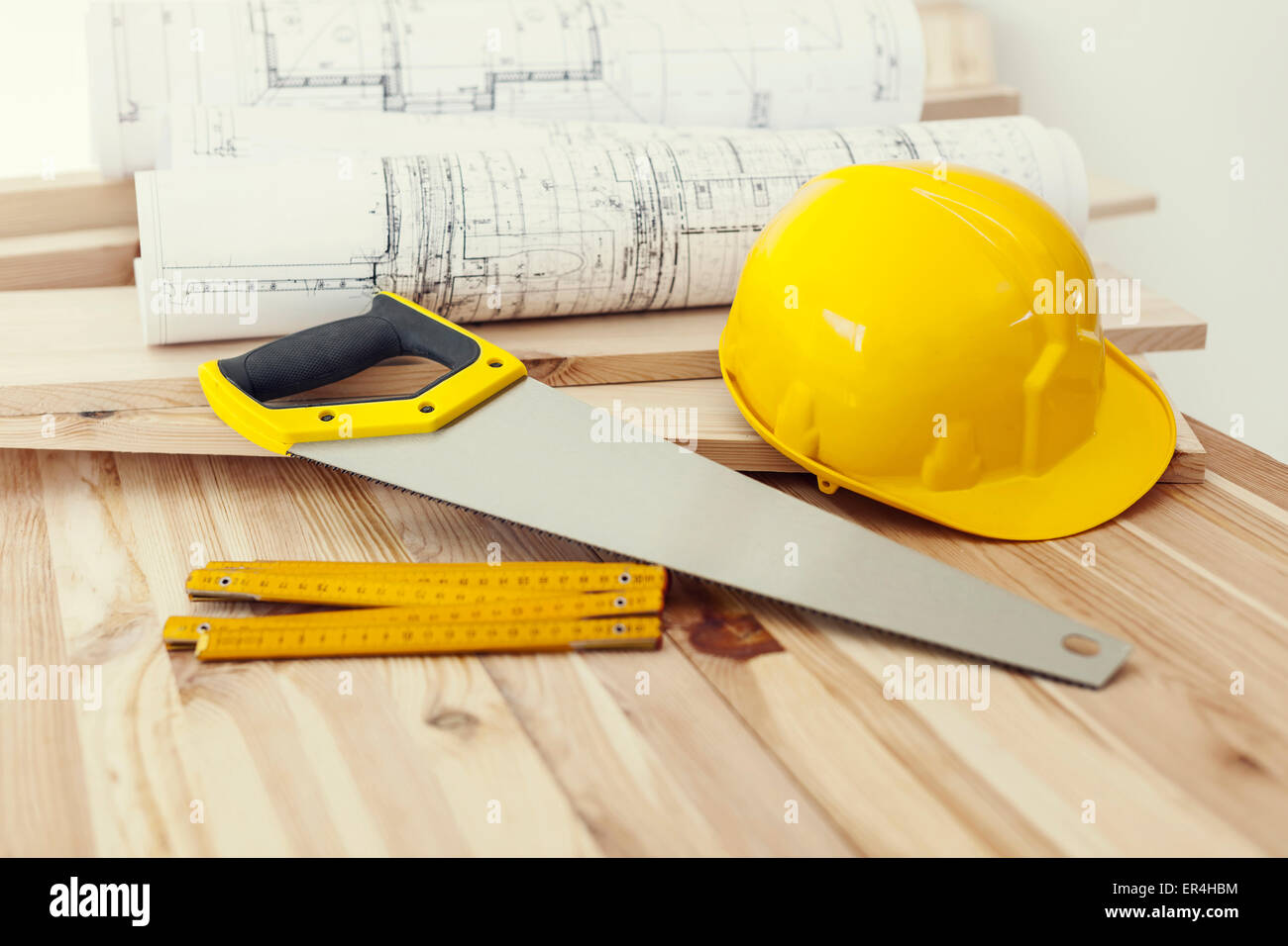 Builders tools hi-res stock photography and images - Alamy