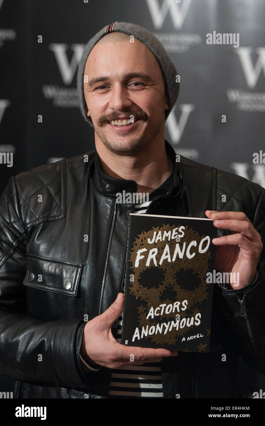James Franco signs his books 'Actors Anonymous, Palo Alto and Directing ...