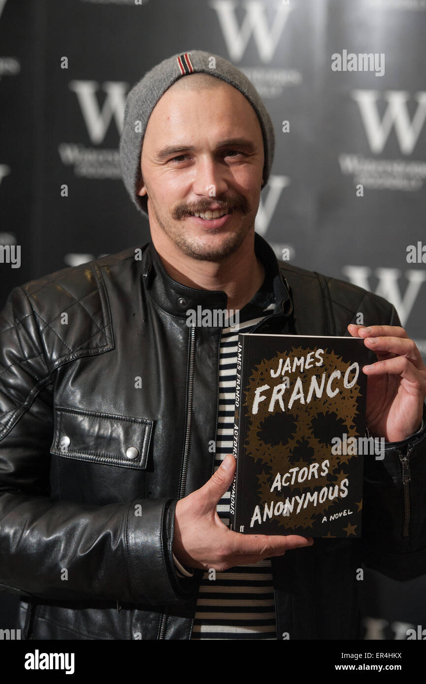 James Franco signs his books 'Actors Anonymous, Palo Alto and Directing ...