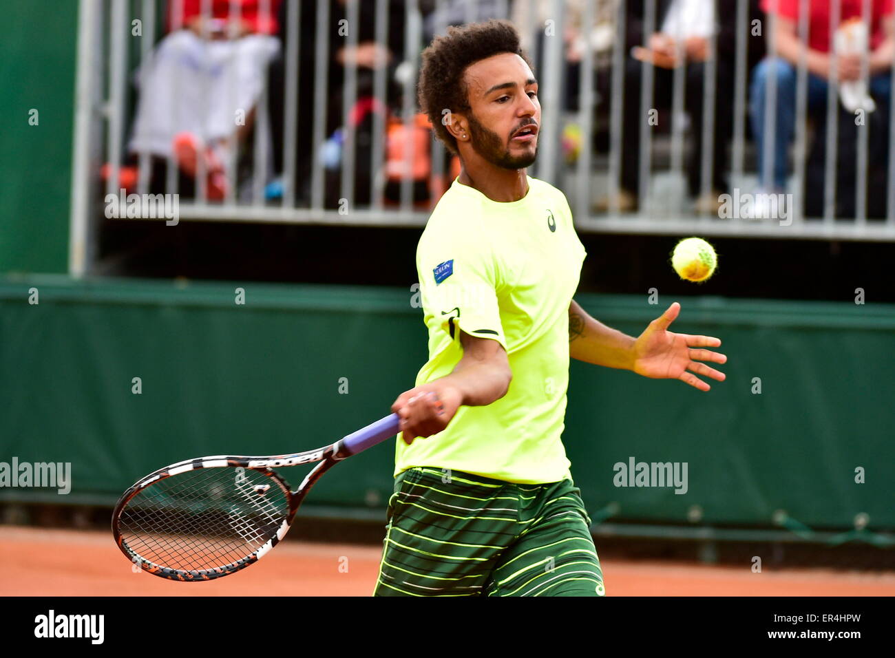 Maxime HAMOU - 26.05.2015 - Jour 3 - Roland Garros 2015.Photo : Dave ...