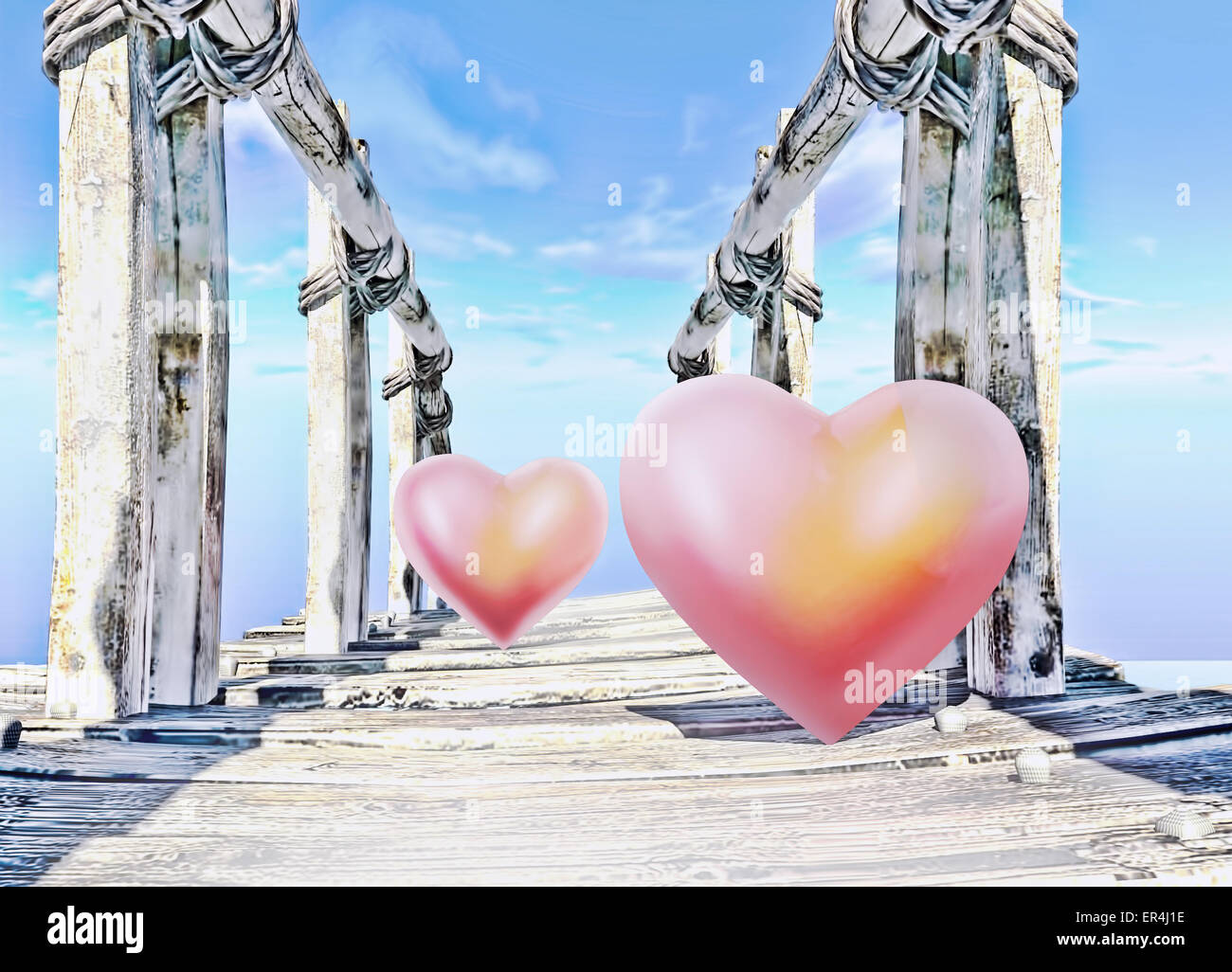 Two hearts hi-res stock photography and images - Alamy