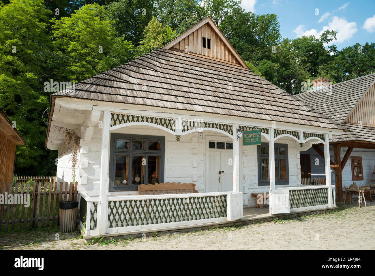 Watchmaker, Rural Architecture Museum of Sanok, Poland Stock Photo - Alamy