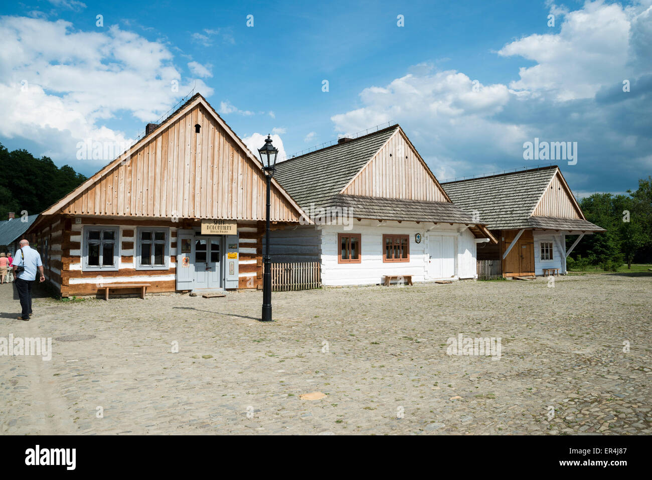 Rural Architecture Museum of Sanok, Poland Stock Photo - Alamy