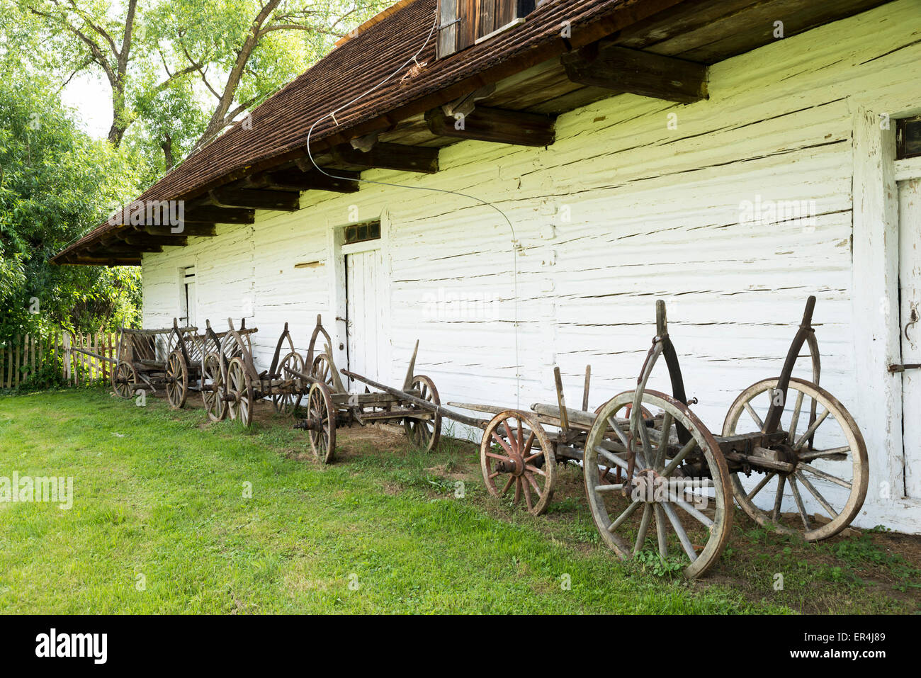Rural Architecture Museum of Sanok, Poland Stock Photo - Alamy
