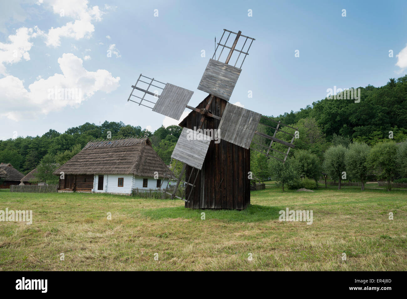 Rural Architecture Museum of Sanok, Poland Stock Photo - Alamy