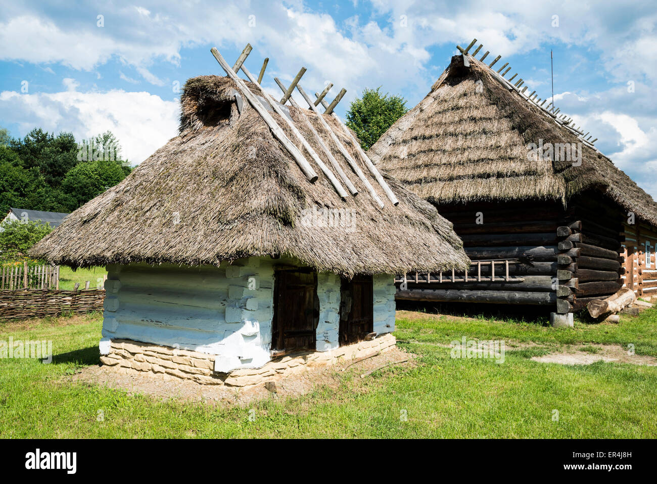 Rural Architecture Museum of Sanok, Poland Stock Photo - Alamy